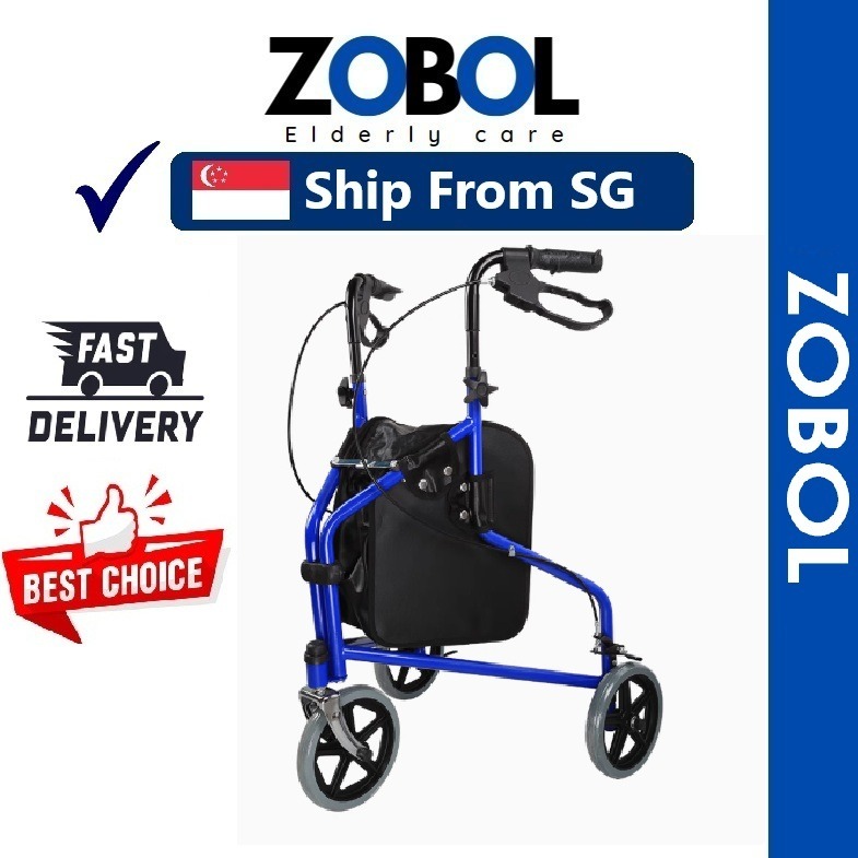 Elderly walking stick Walker Walking Aid Adjustable Frame Medical ...