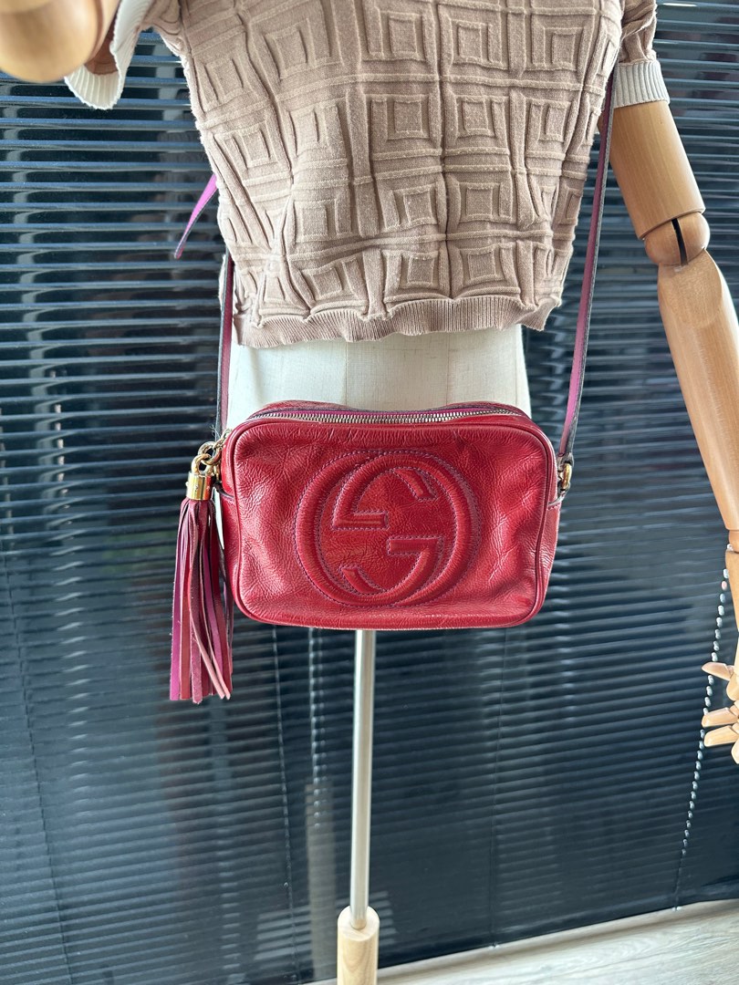 Gucci Red Soho Bag, Luxury, Bags & Wallets on Carousell