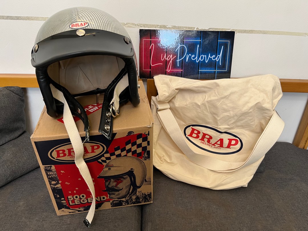 Helmet BRAP 500 legend, Motor di Carousell