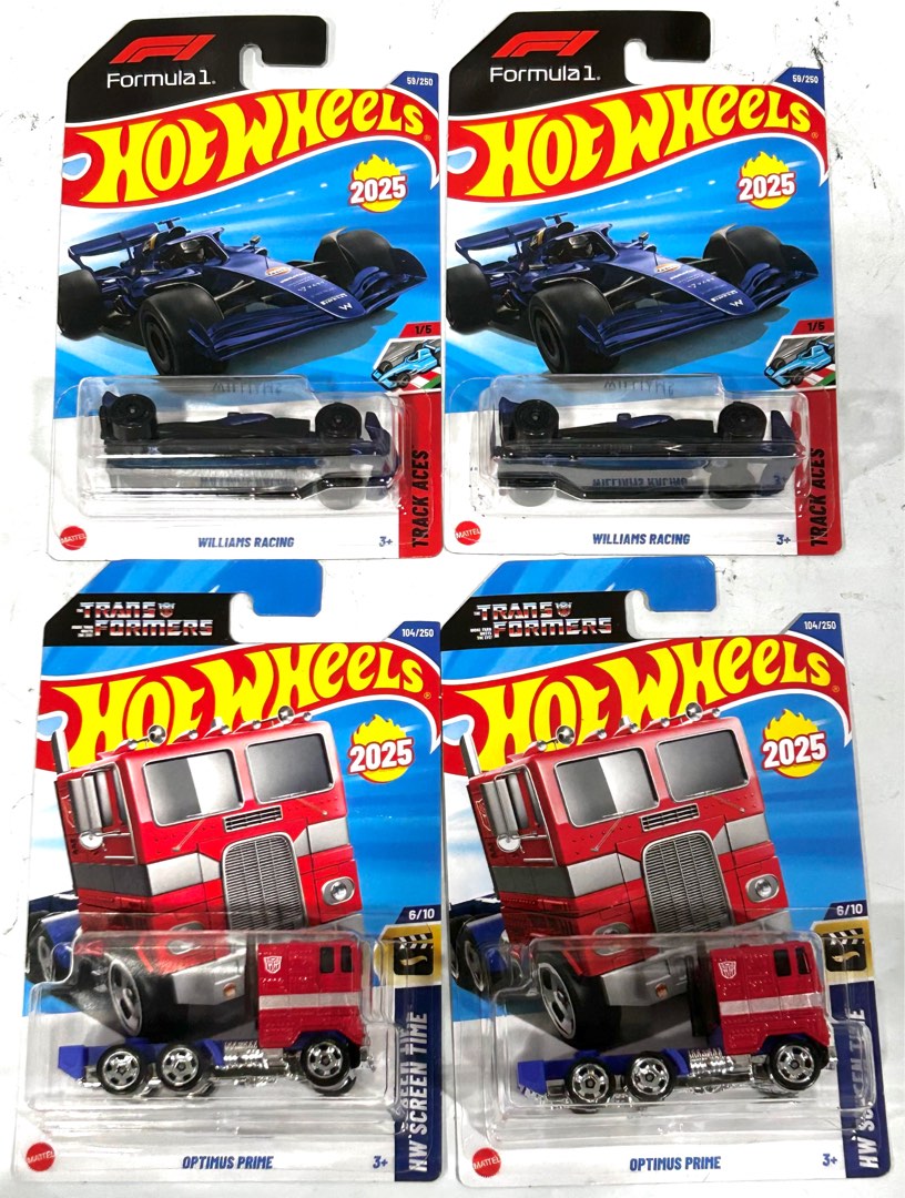 Hot Wheels Formula 1 & Transformers Optimus Prime, Hobbies & Toys, Toys ...
