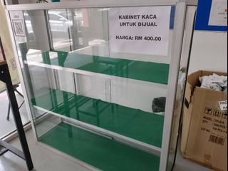 Brand new glass display cabinet / kabinet hiasan kaca / kabinet paparan ...