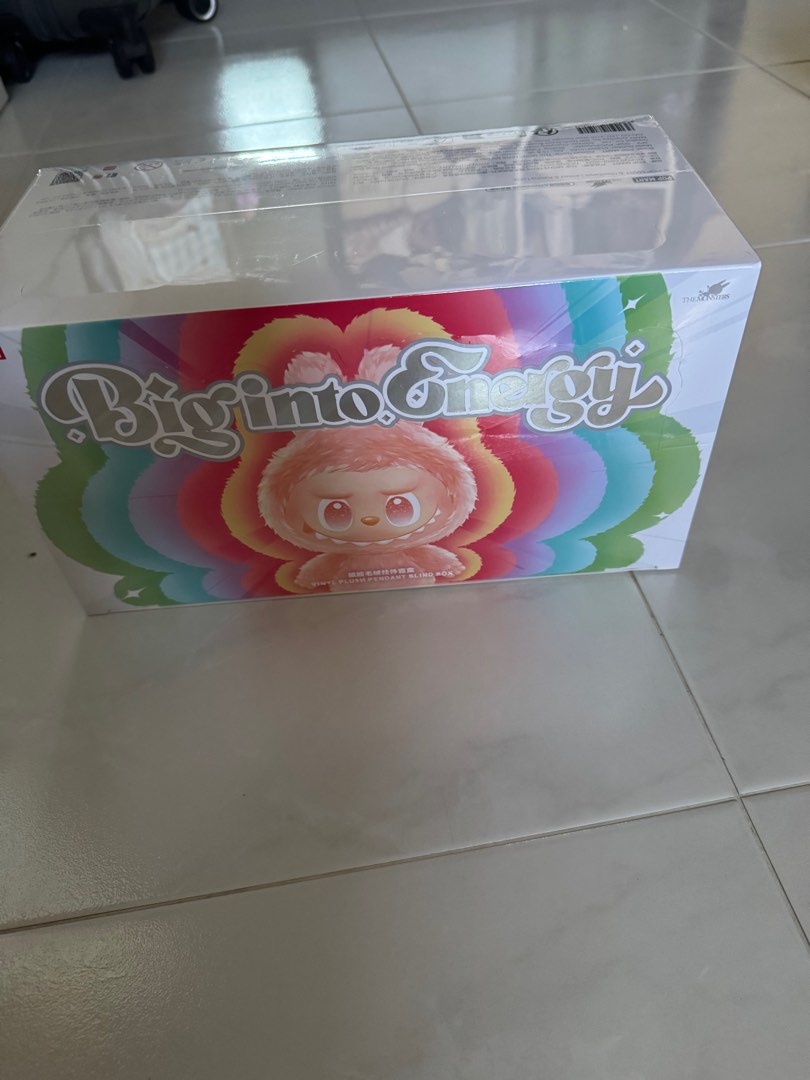 Labubu Version 3 Big Into Energy, Hobbies & Toys, Toys & Games on Carousell