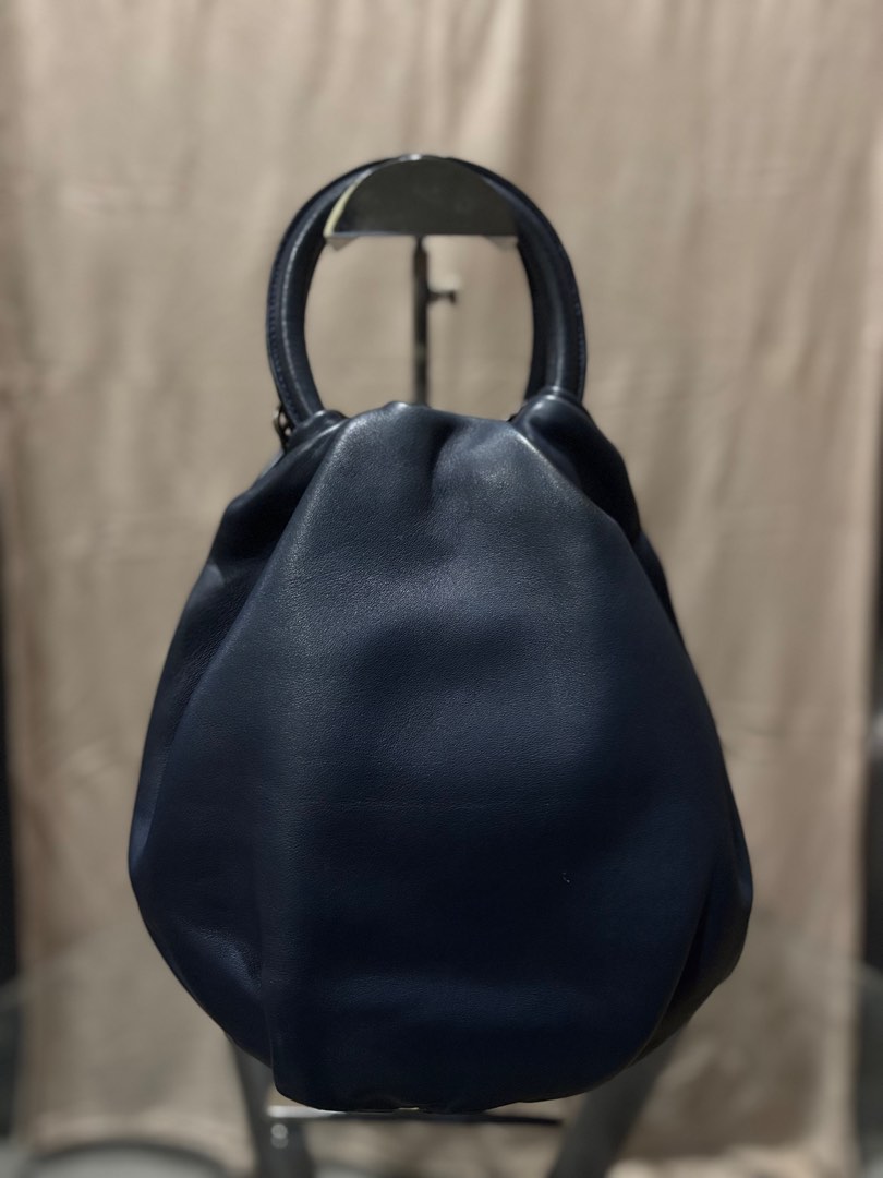 Loewe Handbag Leather Navy Bounce Bag, Barang Mewah, Tas & Dompet di ...