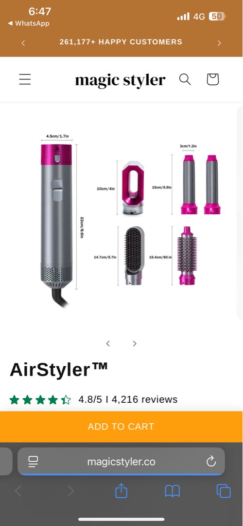 Magic Styler AirStyler - 5 Interchangeable Heads, Beauty & Personal ...