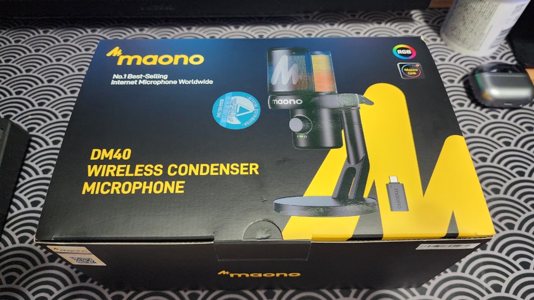 Maono DM40 Pro 降噪無線電容式麥克風(白色), 音響器材, 咪高風/麥克風 - Carousell