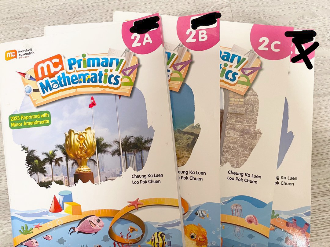 MC primary mathematics 2A 2B 2C with workbook, 興趣及遊戲, 書本 & 文具, 教科書 ...
