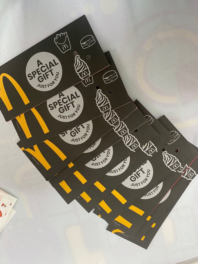 Mcdo voucher, Tickets & Vouchers, Vouchers on Carousell