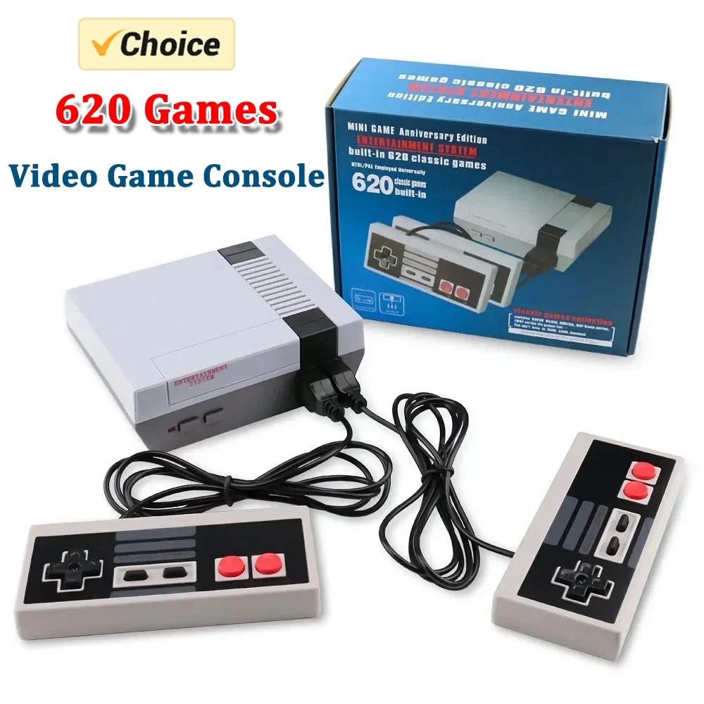 Mini TV Handheld Family Recreation Video Game Console AV Output Retro ...