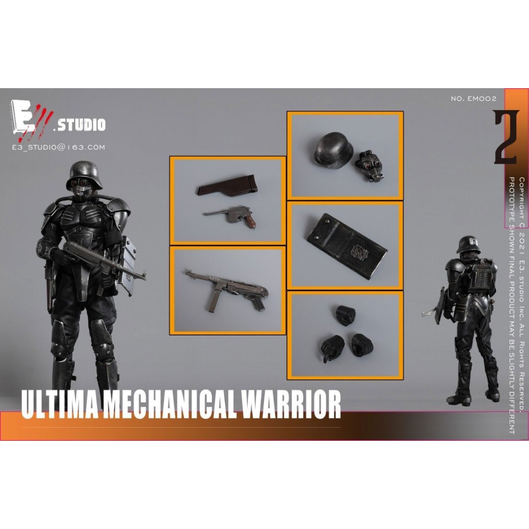 [MISB] E3.Studio 1/6 No.2 Ultima Mechanical Female Warrior Metal Armor ...
