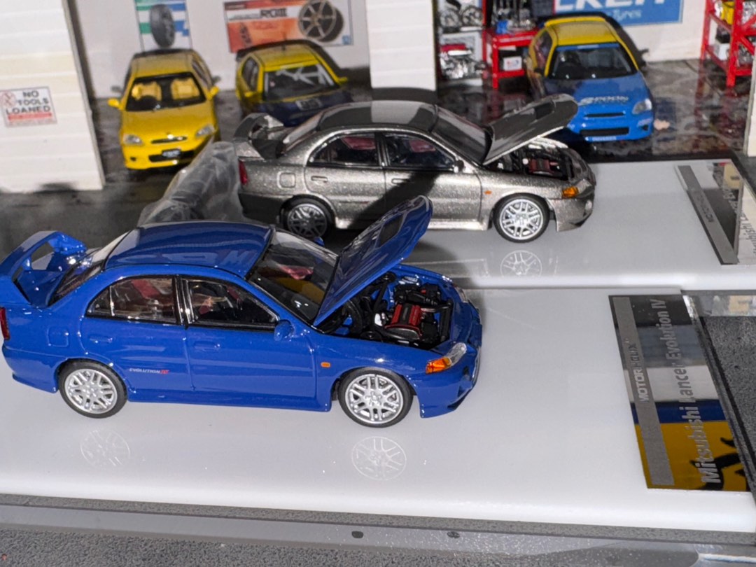 MotorHelix1/64 Mitsubishi Lancer Evolution IV (Hood openable), Hobbies ...
