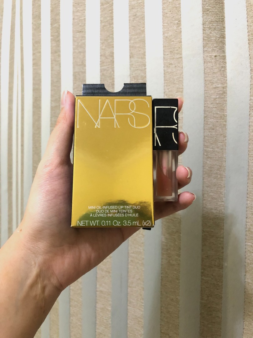 Nars Oil Infused lip tint shade Solstice, Kesehatan & Kecantikan, Rias ...