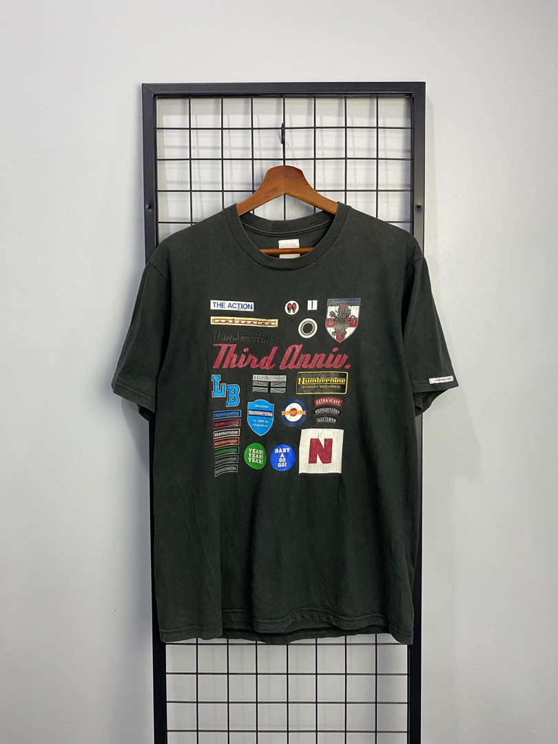 Number Nine Third Anniversary Tshirt, Men's Fashion, Tops & Sets ...