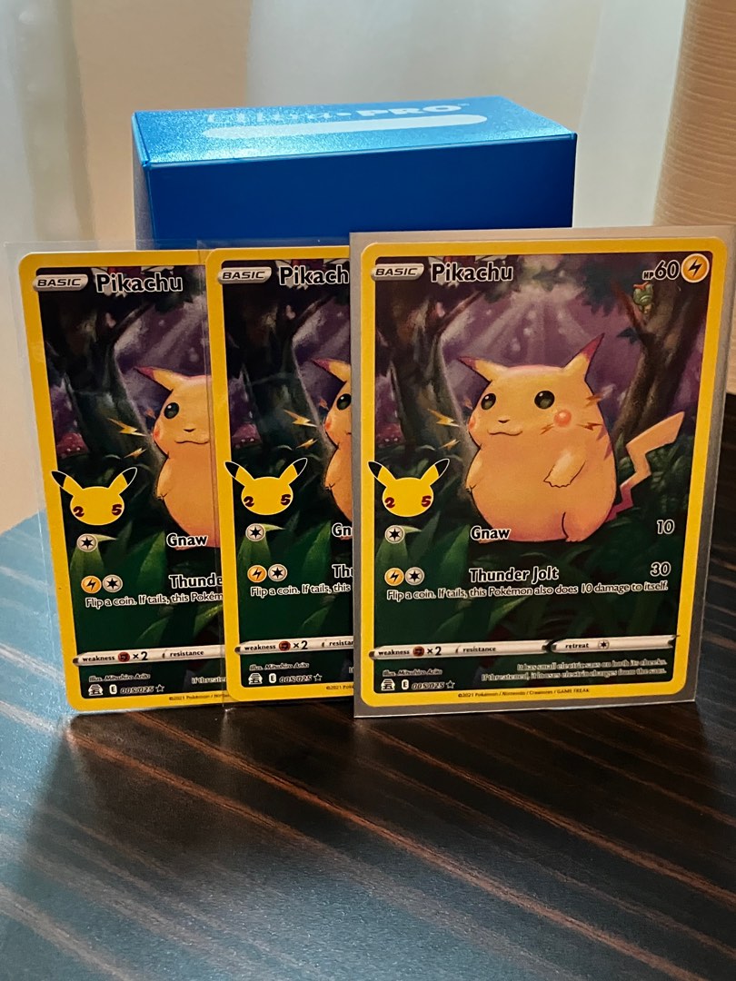 Pikachu Celebrations Pokemon Card, Hobbies & Toys, Toys & Games on ...