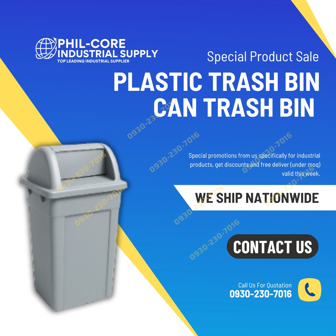 Plastic Trash Bin CAN TRASH BIN / Plastic Trash Bin TROLLING BIN / Plastic Trash Bin ROUND BRUTE ...