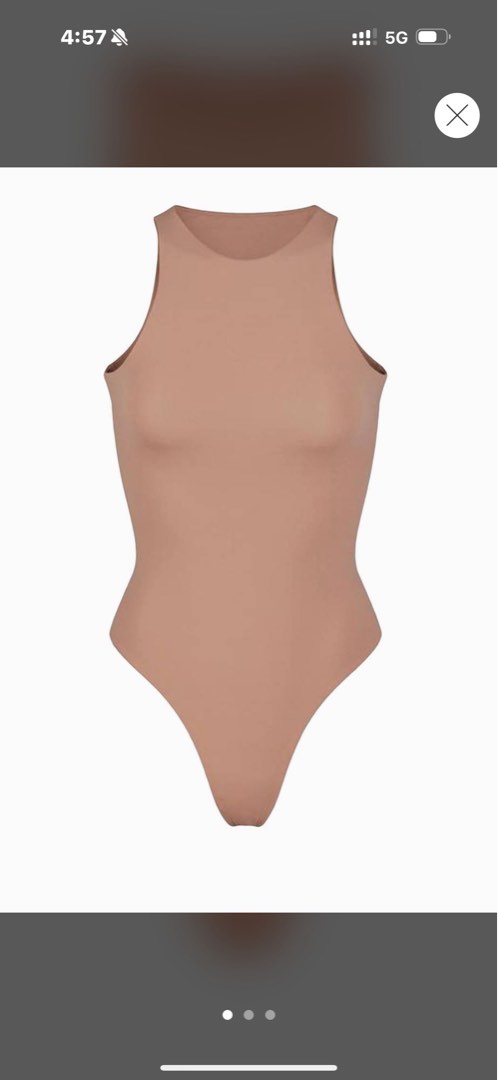Plus size Original Skims High neck body suit, Women's Fashion ...