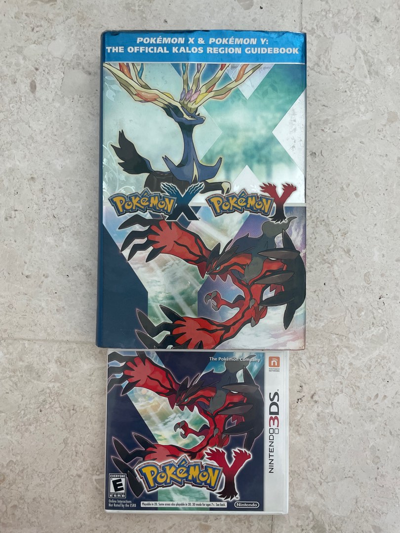 Pokemon X & Y 3DS Game and Guidebook, Video Gaming, Video Games ...