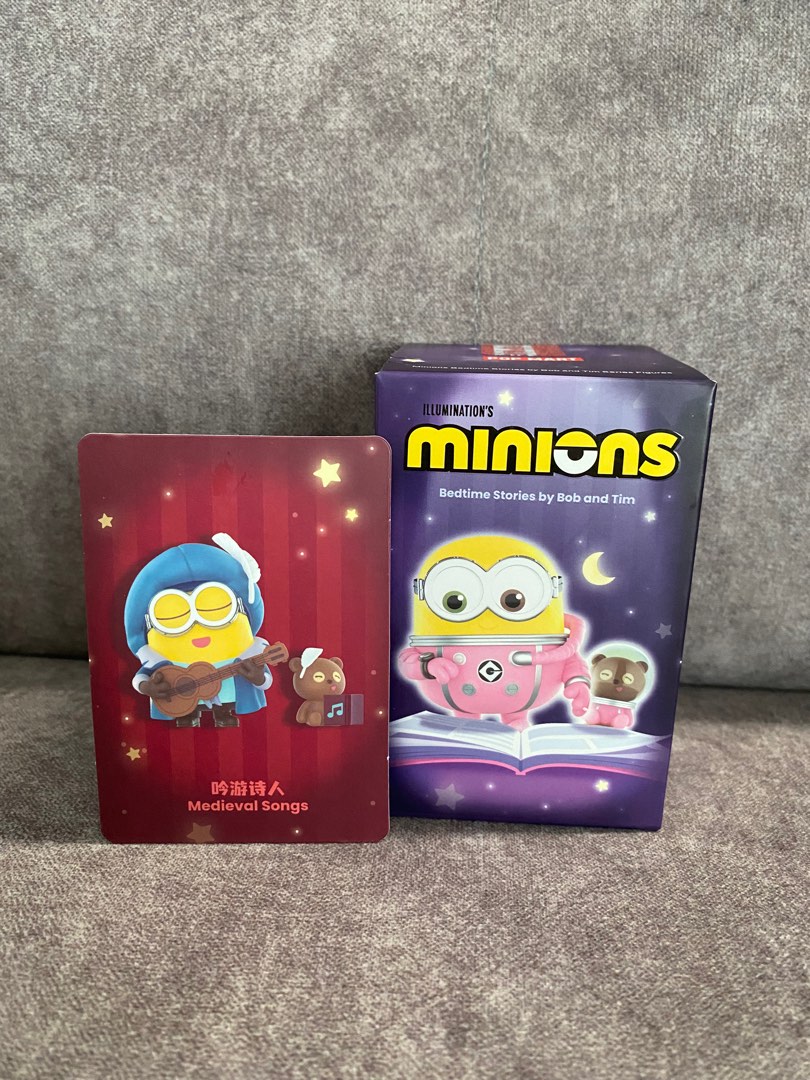 Pop Mart Minions Bedtime Stories Medieval Songs, Hobbies & Toys, Toys ...