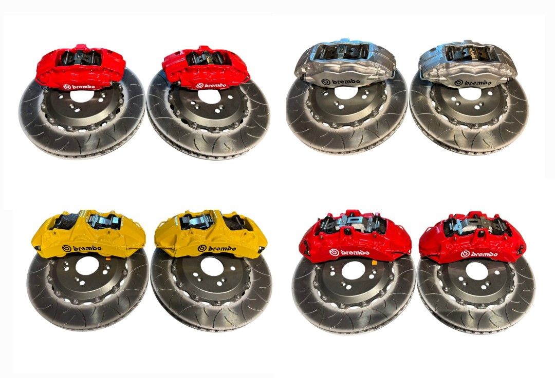 Pre owned Brembo F50 F40 GT6 CTSV 4 Pot 6 Pot BBK Brake Vw Golf Gti ...