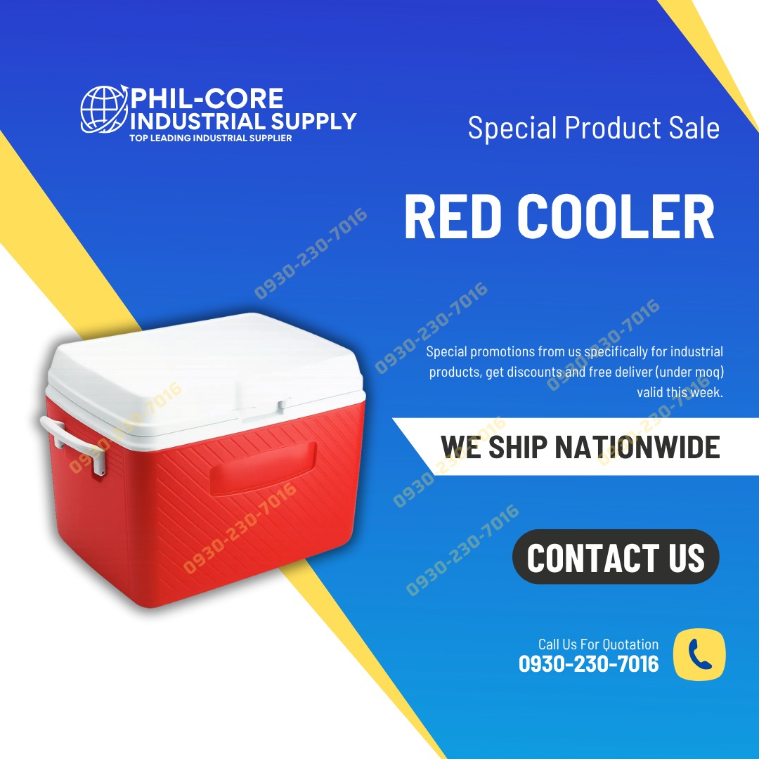 Red Cooler / Blue Cooler / Clean Cooler Box / Coolers / Cooler Set ...