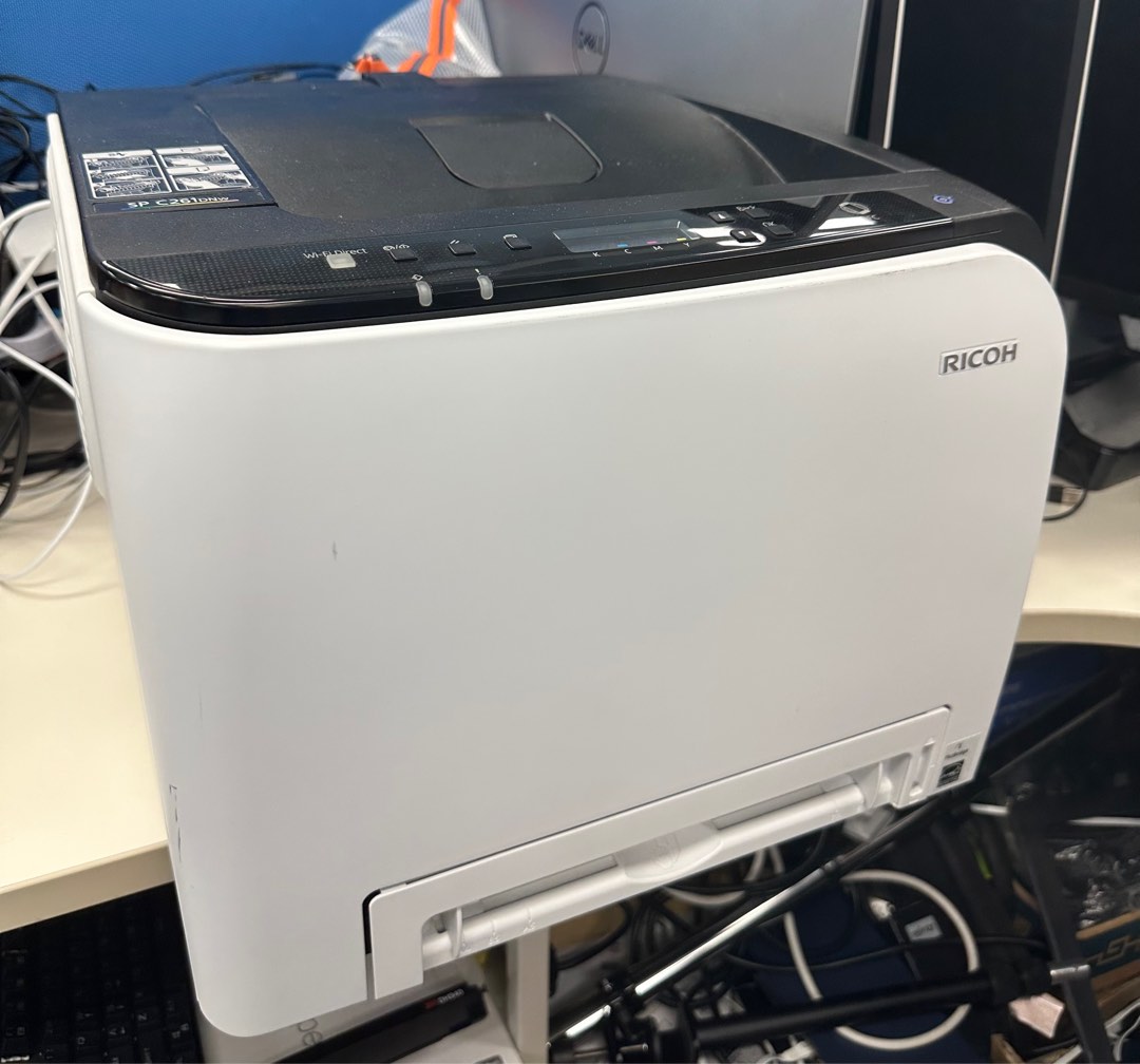 Ricoh A4 彩色鐳射打印機SP C261DNw Color Laser Printer (少有Ricoh高質低價位Laser Printer) 連99%黑色炭粉和50%以上彩色, 電腦 ...