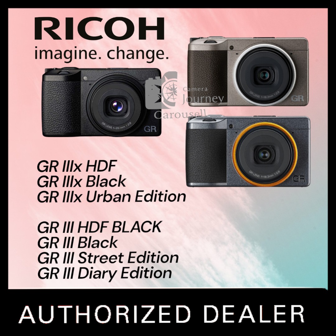 RICOH GR IIIx HDF | GR III HDF | GR IIIx | GR III Diary Edition | GR ...