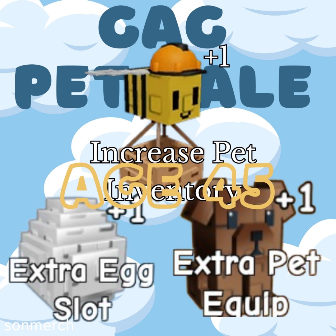 Roblox Grow a Garden GAG Age Level Lvl 45 50 60 75 Extra Egg Slot Pet ...