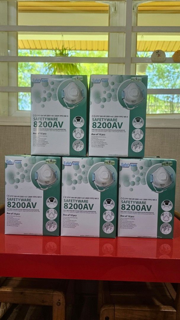 Safetyware 8200AV FFP2 Particulate Respirator, Everything Else, Others ...