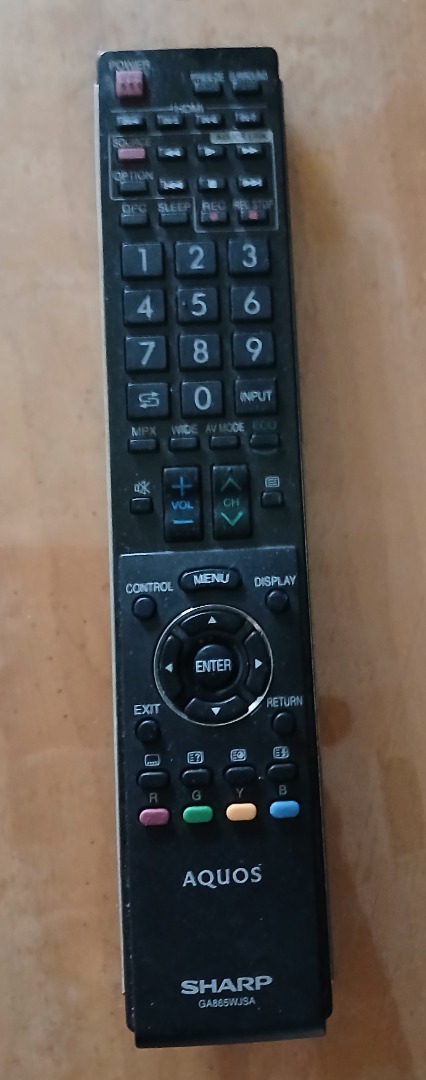 Sharp Aquos TV Remote Control, TV & Home Appliances, TV & Entertainment ...