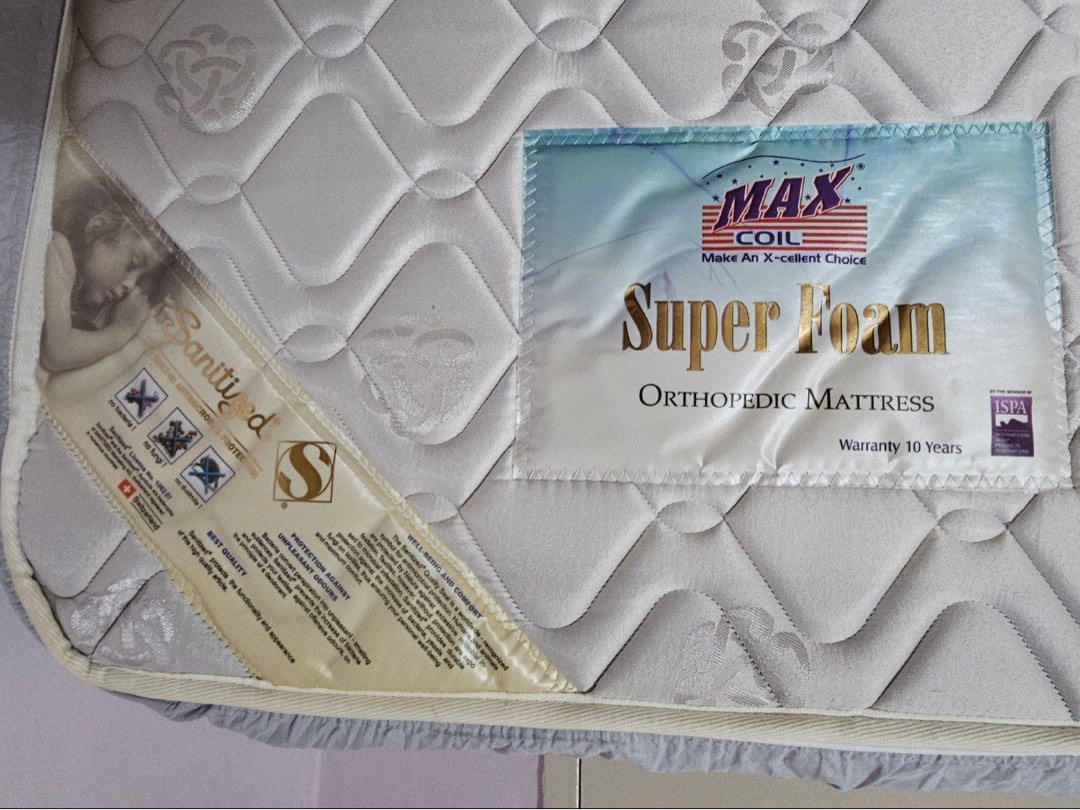 Single Max Coil Super Foam Orthopedic Mattress, Furniture & Home Living ...