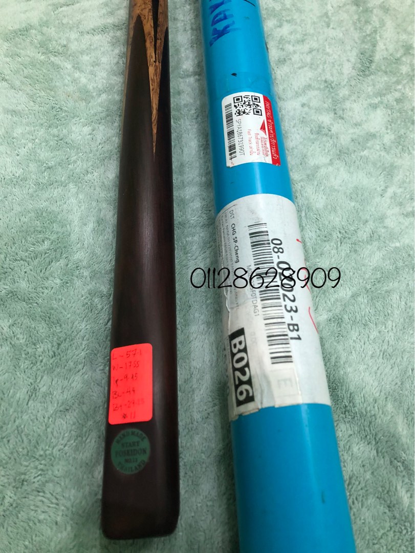 Snooker snuker cue Maple Poseidon 1pc 1 piece Thailand, Sports ...