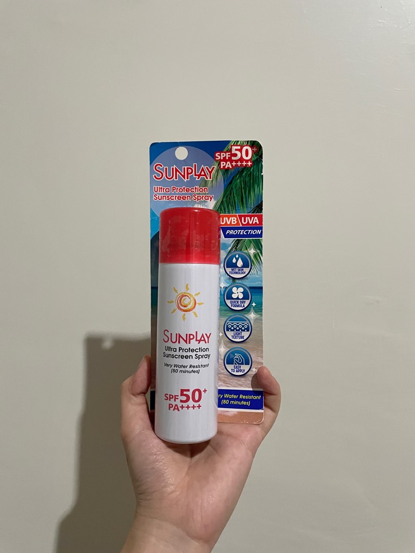 NEW Sunplay ultra protection sunscreen spray SPF 50+ PA ++++ 50gr ...