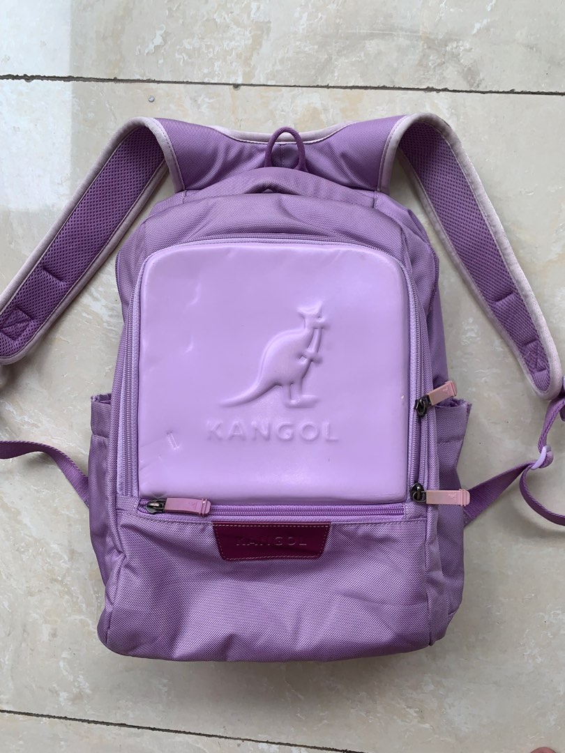 Tas ransel KANGOL BACKPACK PURPLE LILAC, Fesyen Wanita, Tas & Dompet di ...