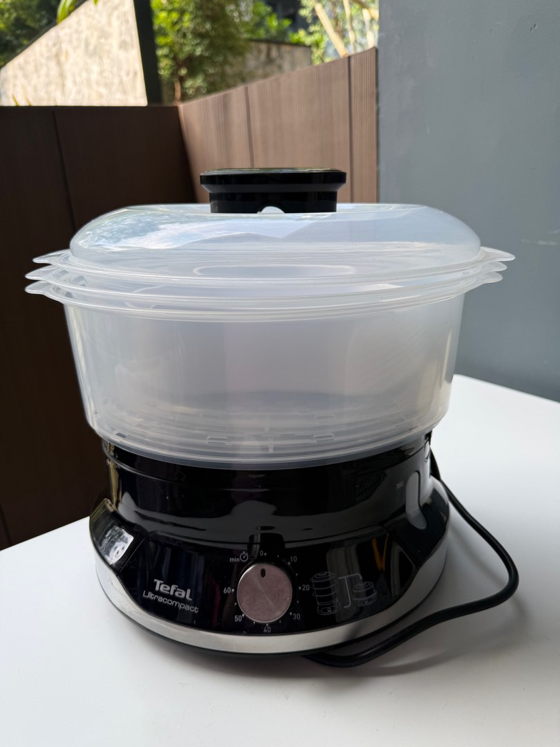 Tefal Ultracompact Food Steamer 3 Tier 9L, TV & Home Appliances ...