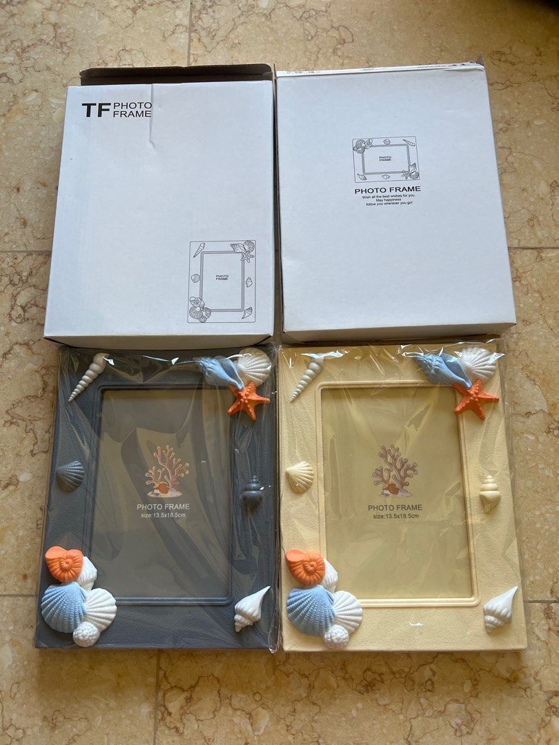 TF Photo Frame - Seashell Design, Furniture & Home Living, Home Decor ...