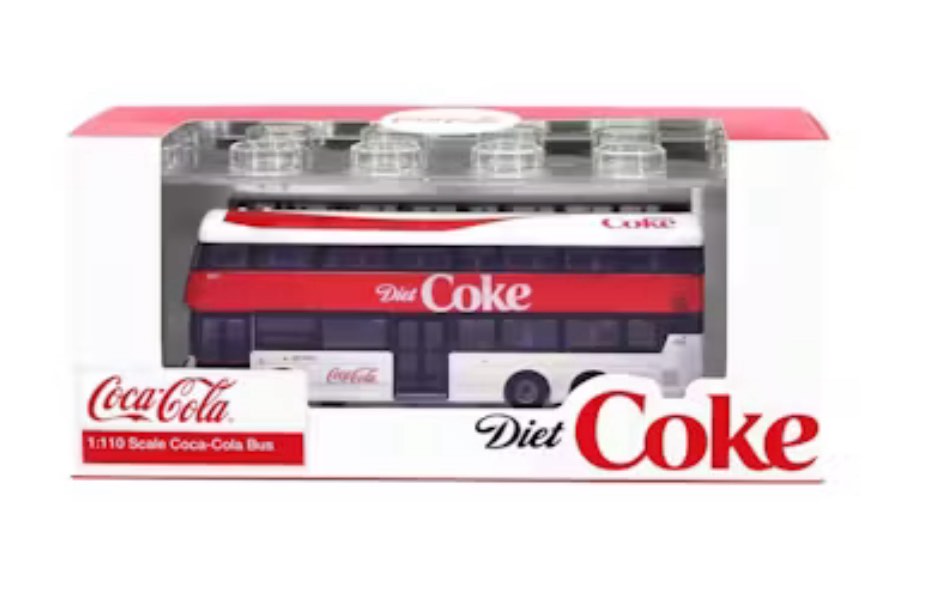 TINY Diecast Bus 1/100 Diet Coke Coca Cola, Hobbies & Toys, Toys ...