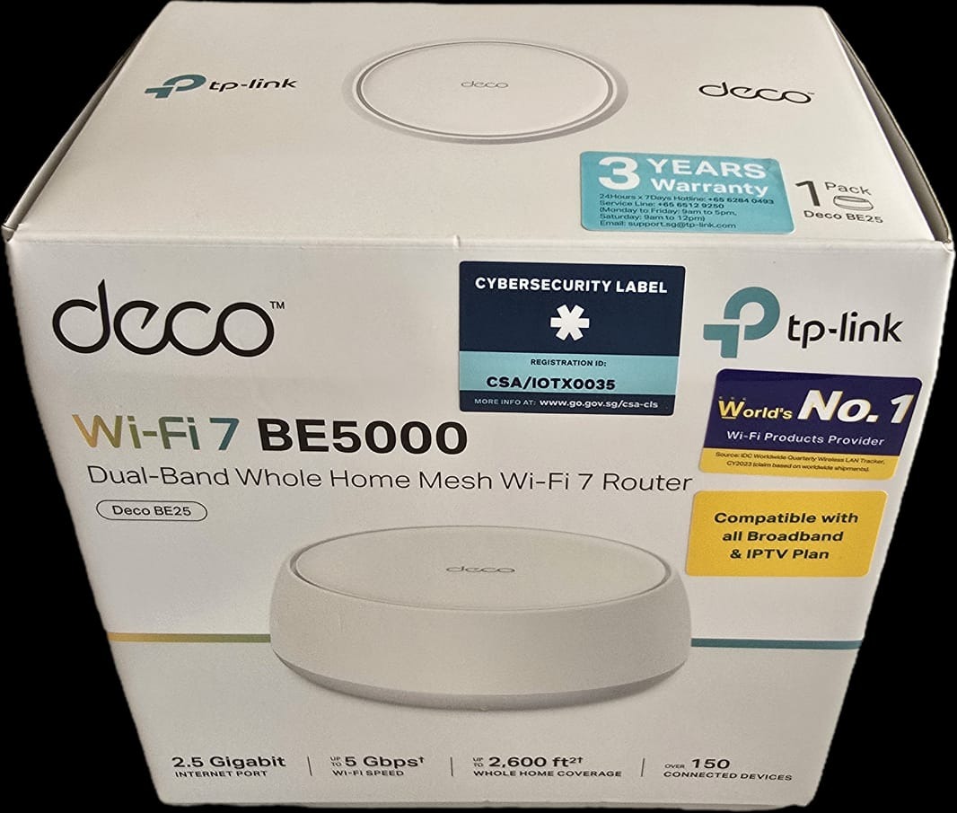TP-Link Deco BE5000 Wi-Fi 7 Mesh Router, Computers & Tech, Parts ...