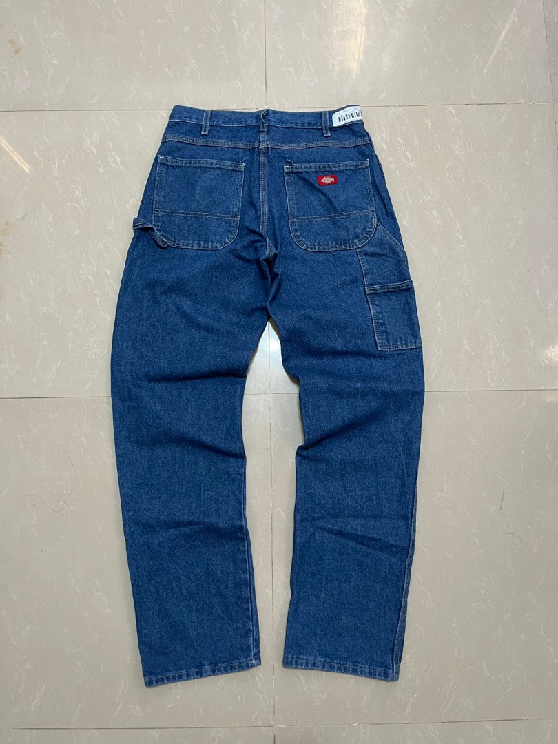 Vintage Dickies Denim Carpenter Red Patch, Men's Fashion, Bottoms ...
