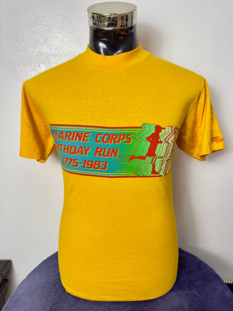 Vintage Marine Cop Run, Men's Fashion, Tops & Sets, Tshirts & Polo ...