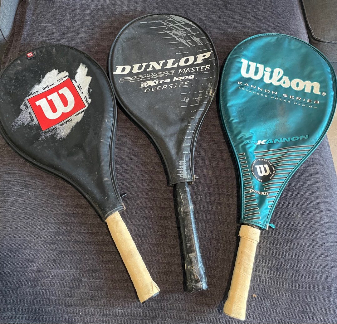Vintage Tennis Rackets - Wilson, Dunlop, Sports Equipment, Sports ...