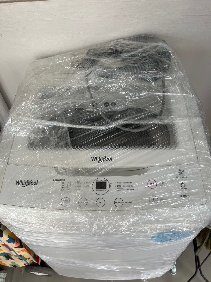 Whirlpool 9.0kg Top Load Washing Machine, TV & Home Appliances, Washing ...