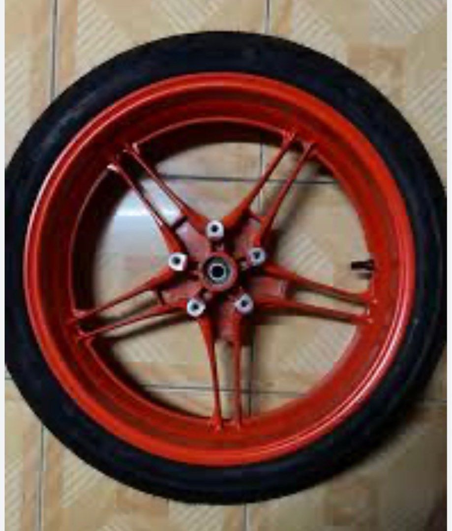 Y15 original rim depan belakang, Motorbikes on Carousell