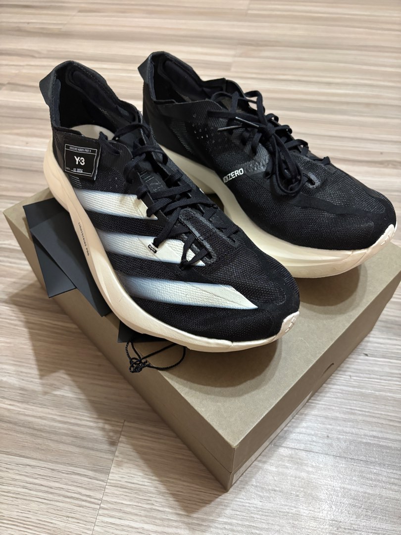 Y3 Adios Pro 3 - Core Black, Men's Fashion, Footwear, Sneakers on Carousell