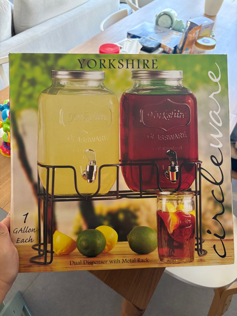 Yorkshire Dual Dispenser with Metal Tack, Furniture & Home Living ...