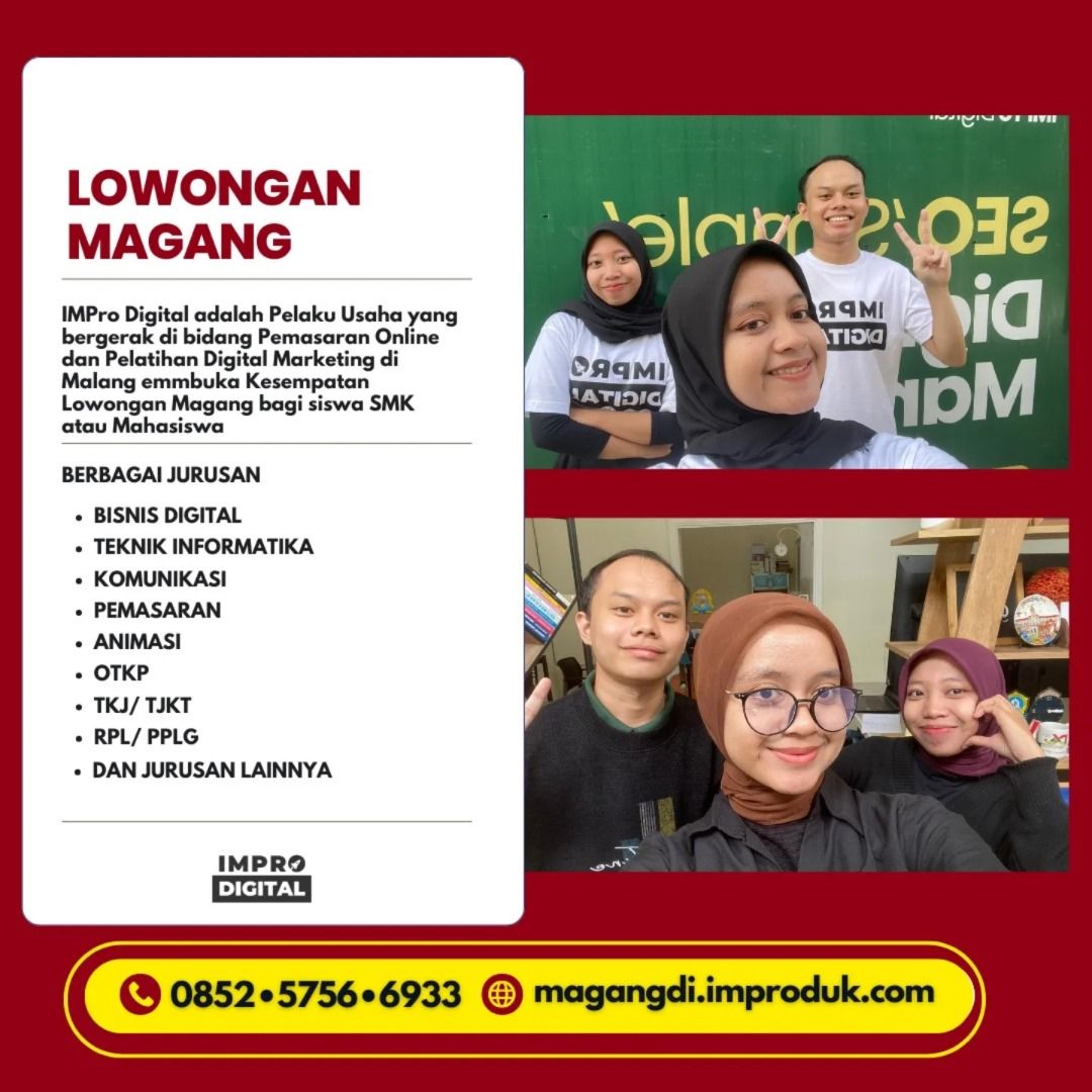 0852-5756-6933, Info Magang SMK Animasi di Pakisaji, Bayi & Anak ...