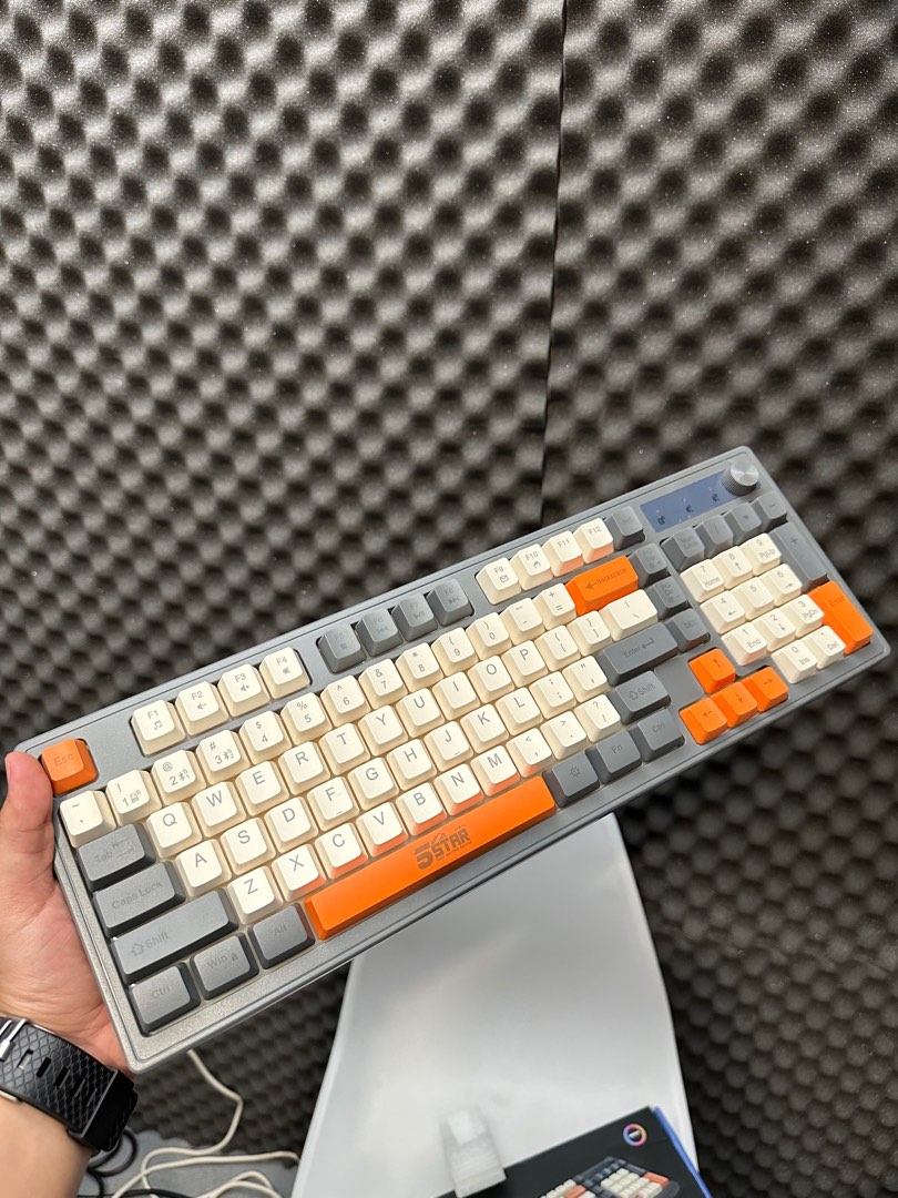 5Star GKW300 Keyboard Mechanical Feeling Full Size Keyboard Dengan Dual ...