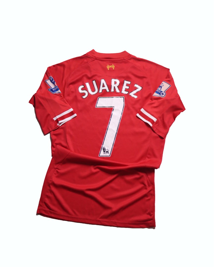Authentic Warrior | Luis Suarez | Liverpool 2013/2014 Football/Soccer Jersey, Men's Fashion ...