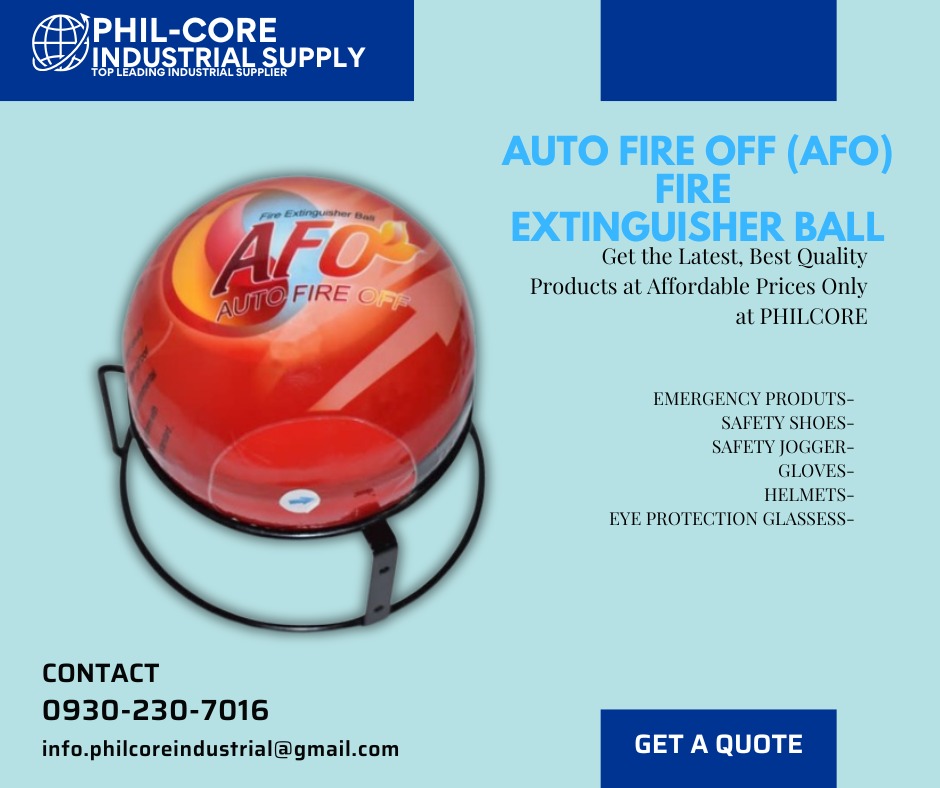 Auto Fire Off (AFO) Fire Extinguisher Ball, Fire Alarm, Fire ...