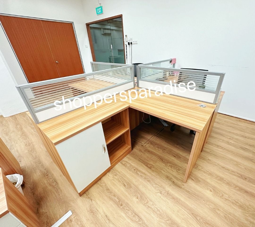 B40-01 Executive Workstation,with high partion,with/without pedestal ...