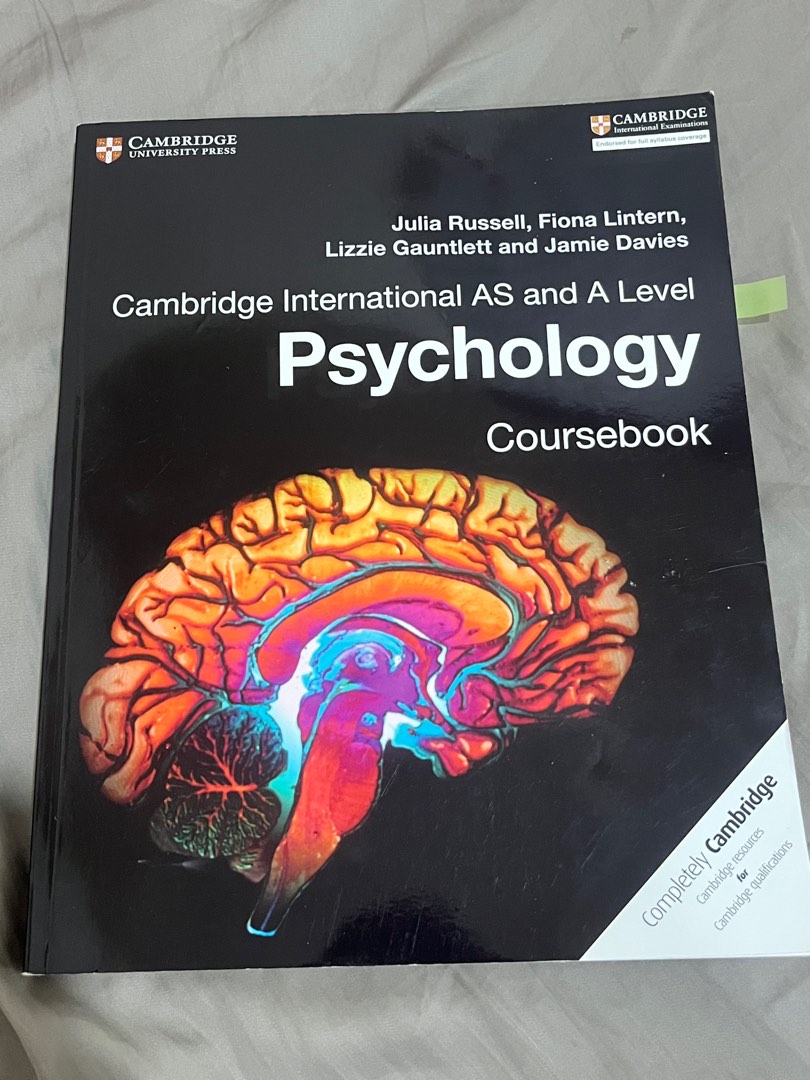 Cambridge A-Level Psychology Textbook, Hobbies & Toys, Books ...