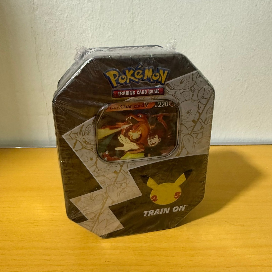 Lance Charizard V Celebrations 25th Tin Sealed Box Pack TCG Pokemon, Hobbies & Toys, Toys ...